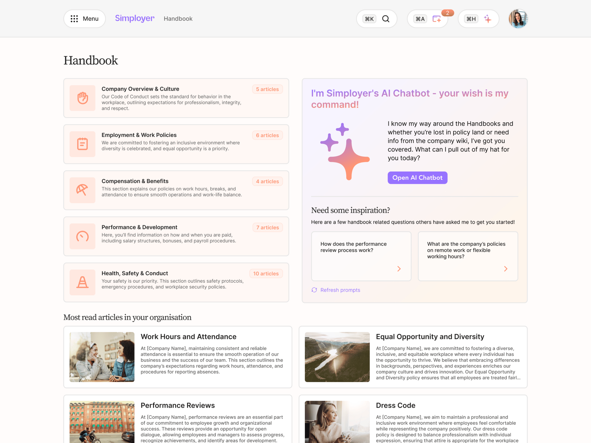 Handbooks | Simployer